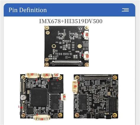 Imx678 Camera Module Rgb Ir Camera Module Rtmp Camera Module Cctv Surveillance System Pcb