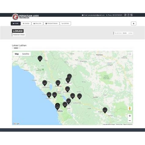 Jual Aplikasi Web Php Mysql Gis Lokasi Kota Padang Intiphp