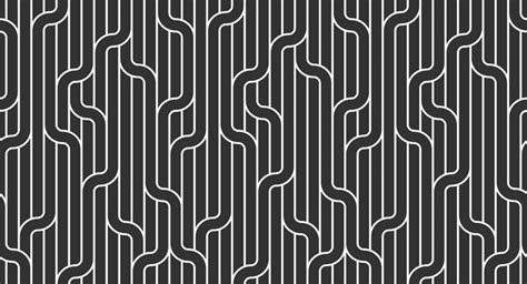 Premium Vector Linear Seamless Background With Twisted Lines Vector Abstract Geometric