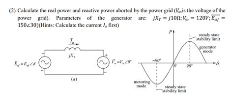 Solved Calculate The Real Power And Reactive Power Chegg Com