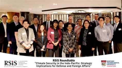 Rsis Roundtable On Climate Security In The Indo Pacific 2 November 2022 Nts Asia