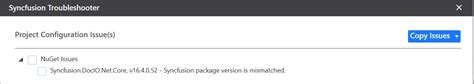 Syncfusion Troubleshooter ASP NET Core Syncfusion