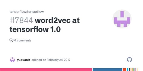 word2vec at tensorflow 1 0 · issue 7844 · tensorflow tensorflow · github