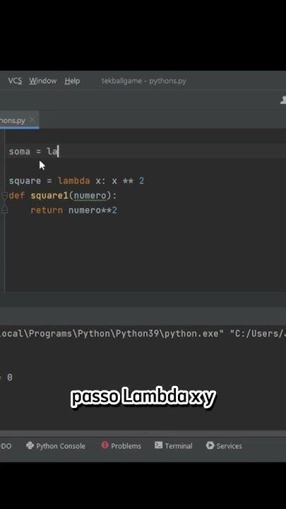 Aprenda A Usar Funções Lambda No Python E Simplifique Seu Código Youtube