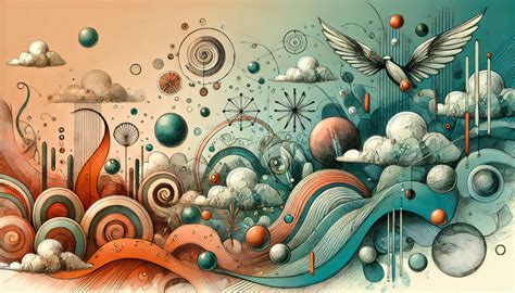 Imagination Abstract Art Imagination Wall Art ⭐ Canvas And Framed