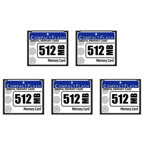 5X 512MB Compact Flash Memory Card For Camera Advertising Machine Industrial Computer Card