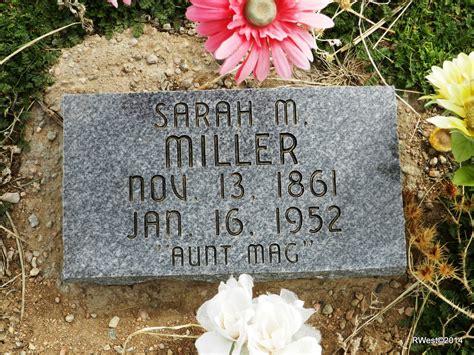 Sarah M Miller 1861 1952 Find A Grave Memorial
