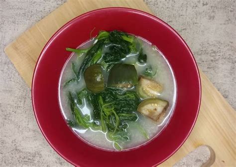 Resep Bobor Bayam Terong Oleh Novida Ariyanti Cookpad