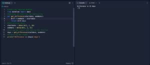 Difference Between Two Dates In Python Askpython