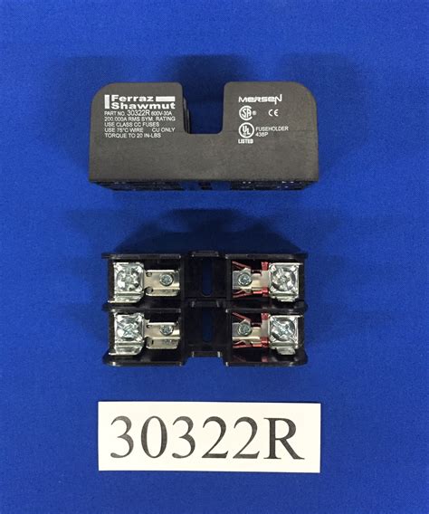 Fuseholder 600v 30a Class Cc 3 Pole Light Ind 55 Off