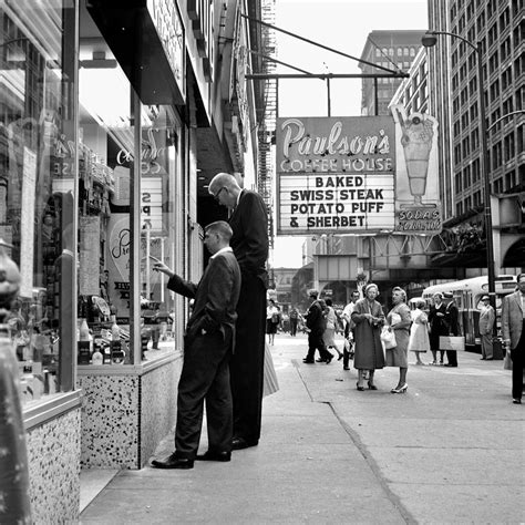 Paulsons Coffee House August 1960 Chicago Il By Vivian Maier