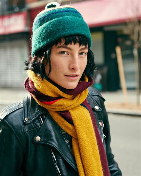 Beanies Not Berets How 10 Of New Yorks Coolest Models Do Winter