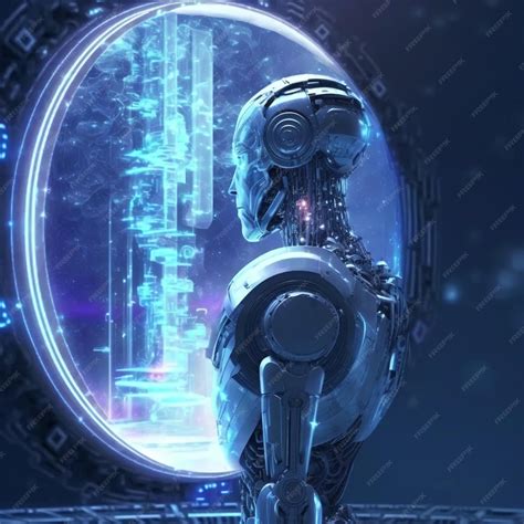 Premium Ai Image Generative Ai Artificial Intelligence Humanoid With