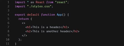 React How To Render Adjacent Jsx Elements Dev Community