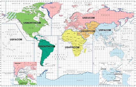 United States Unified Combatant Commands Map Never Was