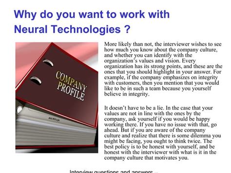 Neural Technologies Interview Questions And Answers Ppt