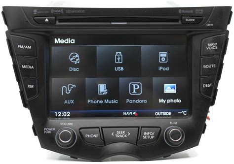 2012 2015 Hyundai Veloster Navigation Radio Touch Screen Bluetooth Cd