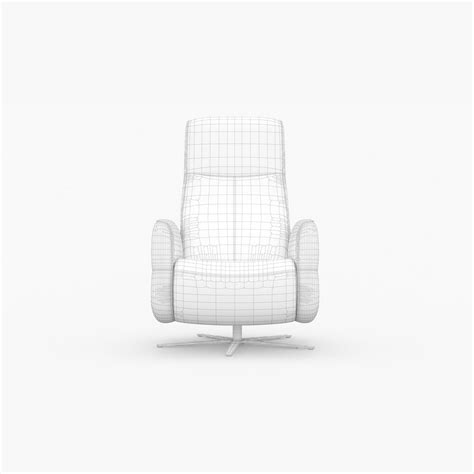 Karsten Large Swivel Chair 3d Model Download Armchair On