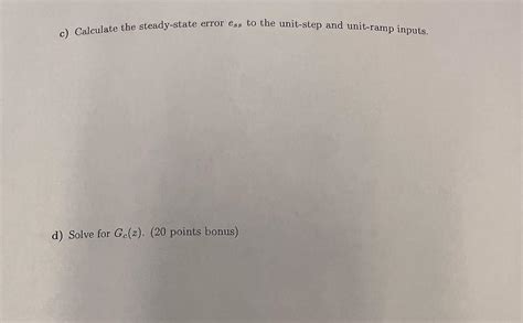 Solved Problem Points Consider The Unity Feedback Chegg