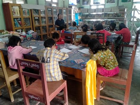 သံတောင်ကြီးမြို့နယ် ပြည်သူ့စာကြည့်တိုက်တွင် ပုံတူပန်းချီပြိုင်ပွဲပြုလုပ် Information And