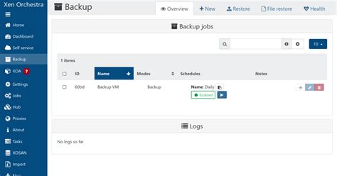 Xcp Ng Hướng Dẫn Clone Snapshot Và Backup Máy ảo Sử Dụng Xen Orchestra Thuận Bùi Blog