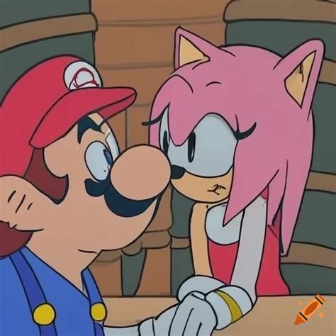 Mario X Sonic Kiss