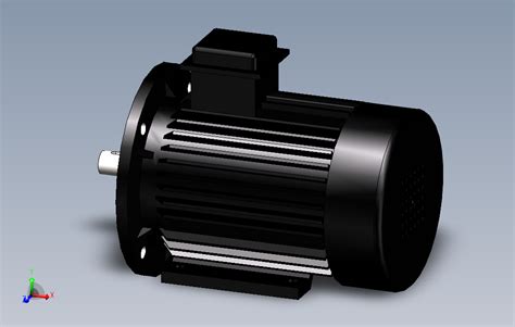 异步电机三相异步电动机y2 100l 2底座固定f01solidworks 2011模型图纸下载 懒石网