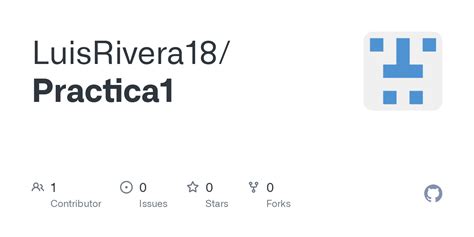 GitHub LuisRivera Practica