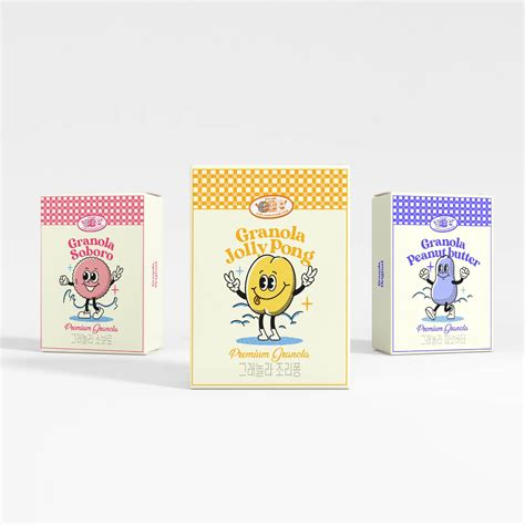 그래놀라 패키지디자인 패키지 포트폴리오 크몽