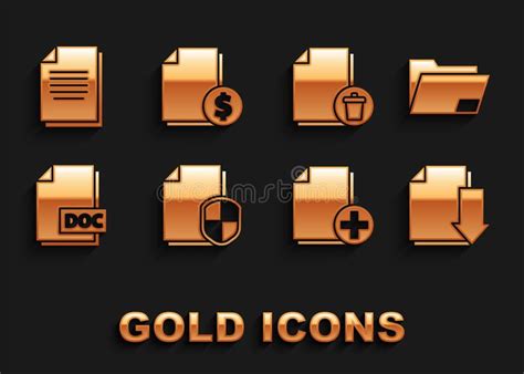 Set Document Protection Concept Folder With Download Add New File Doc Document Delete And