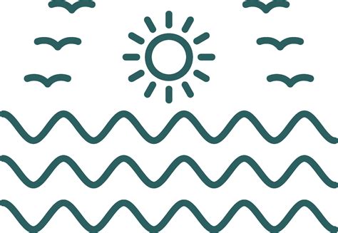 Sea Water Line Gradient Icon 39013709 Vector Art At Vecteezy