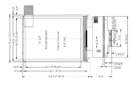2 4inch TFT LCD With 18 Pins SPI Interface 240x320 Resolution