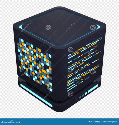 3d Server Icon Computer Server 3d Render Icon Cloud Computing Stock Image Illustration Of