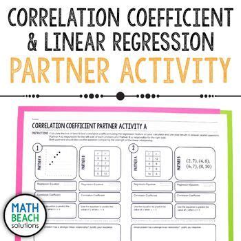 Correlation Coefficient Partner Activity Linear Regression Linear Regression Linear
