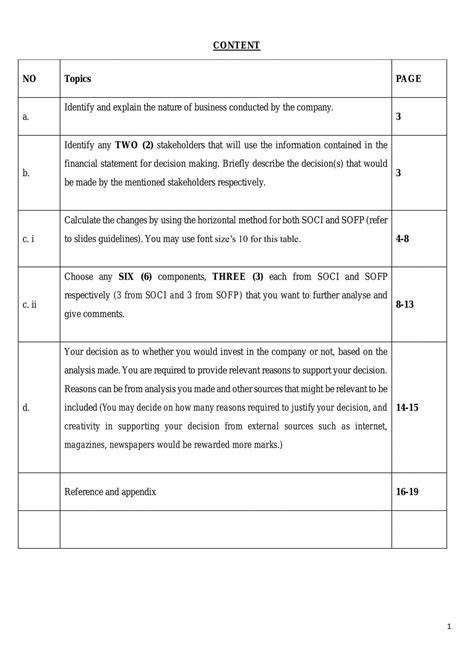 Financial Accounting Assignment Fhbm1214 Financial Accounting