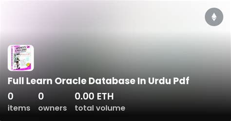 full learn oracle database in urdu pdf collection opensea