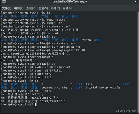 任务工单1 2 目录文件类命令及查看系统信息类命令 2024计算机网络 任务工单 Csdn博客