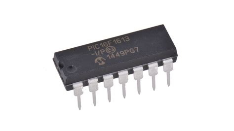 Microchip Pic16f1613 Ip 8bit Pic Microcontroller Pic16f 32mhz 2048