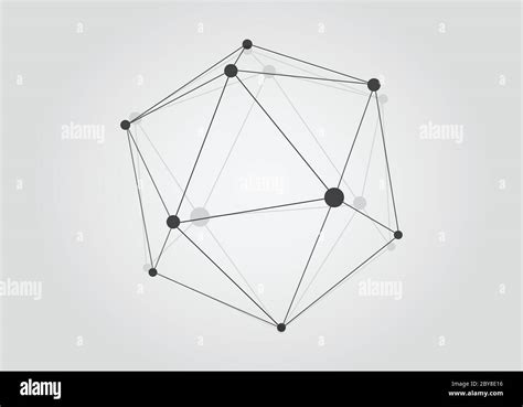 Vector Black And White Lattice Shape Symmetric Lined Object With Dots Stock Vector Image And Art