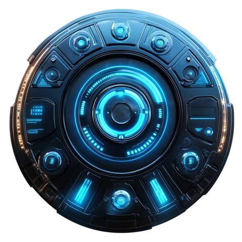 Futuristic Circular Shield Protection Technology 56886341 Png