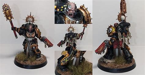Reclusiarch Lazarus Of The Imperial Fists 5th Company Primaris Chaplain From Indomitus