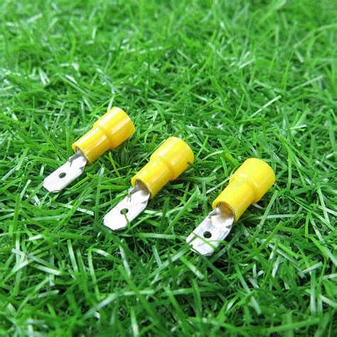 Nylon Male Push On Terminals With Single Crimp To Quick Connection