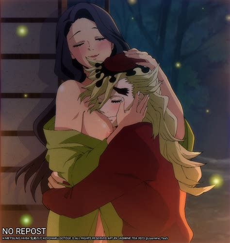 Rule 34 Accurate Art Style Black Hair Blush Breasts Out Demon Slayer