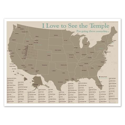 Map Of Lds Temples In Usa Printable Us Maps
