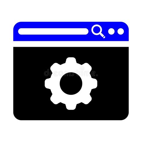 Browser Setting Icon Stock Vector Illustration Of Configuration 274597859