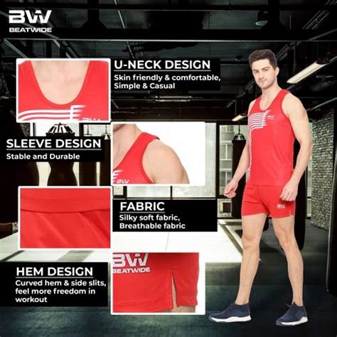beatwide men s pmc godson pmc running sando sets at rs 499 set in meerut