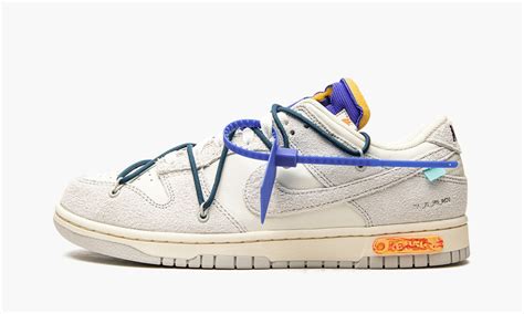 Кроссовки Nike Dunk Low X Off White Lot The Sortage