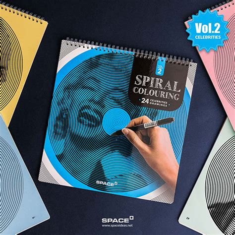 Space Spiral Colouring Spiral Colouring Vol 2
