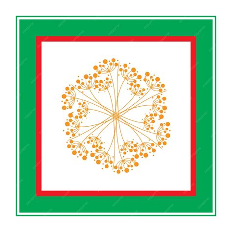 Premium Vector Floral Patter Design With Frame