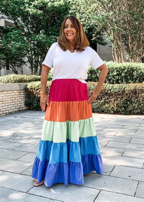 How To Sew A Multi Tiered Maxi Skirt Weallsew